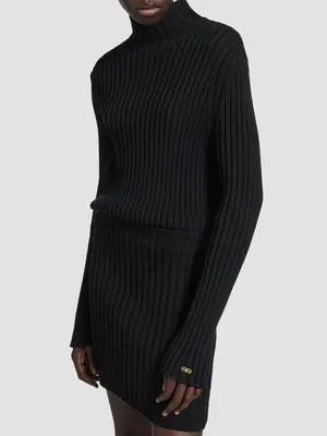 Balenciaga Hourglass Mini Dress