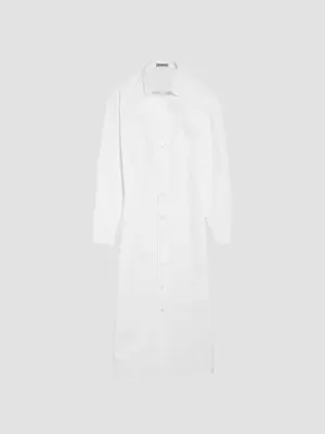 Balenciaga Draped Back Dress - White