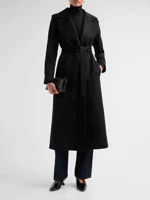 Fleurette Elle Cashmere Wrap Coat