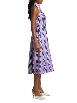 BUSAYO Aderoju Cotton Halter Midi-dress