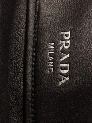 Prada Route Leather Tote Bag