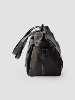Prada Route Leather Tote Bag