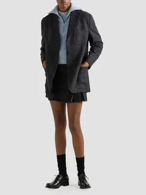 Prada Wool Single-breasted Blazer