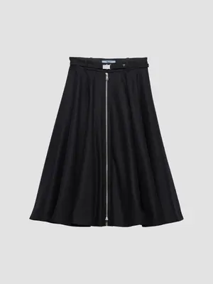 Prada Wool Skirt - Black