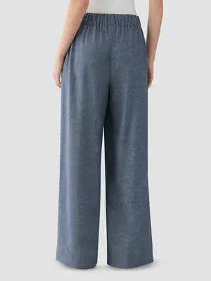 Lafayette 148 New York Astor Pleat-front Wide-leg Pants