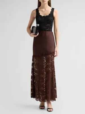 Generation Love Perrine Lace Combo Slip Skirt