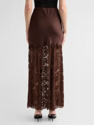 Generation Love Perrine Lace Combo Slip Skirt