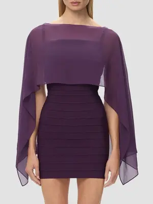 Herve Leger Bellamy Scarf Mini Dress