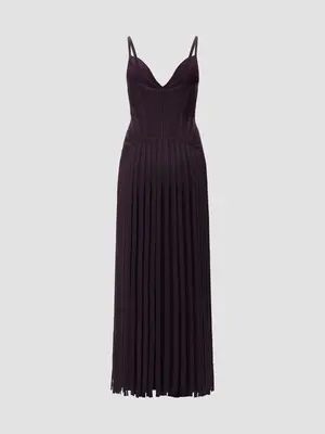 Herve Leger Della Bandage Fringe Gown