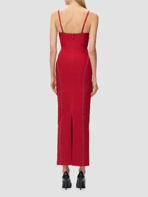 Herve Leger Daniella Embellished Bandage Gown