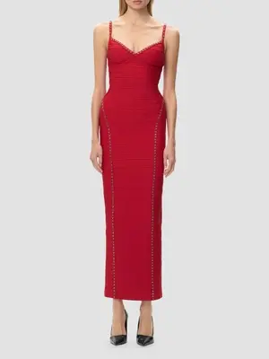Herve Leger Daniella Embellished Bandage Gown