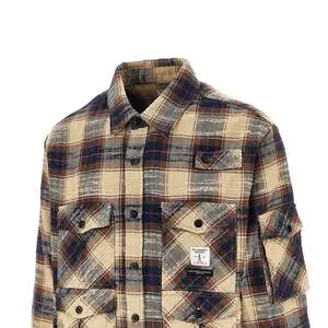 ROY ROGER'S Check Flannel Angler Shirt An