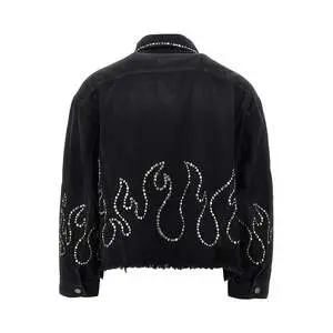 Amiri Tudded Flame Denim Jacket