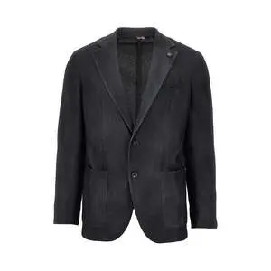SANTANIELLO Wool-blend Destructured Jacket - Grey