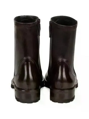 LORENZO MASIERO Leather Lug-sole Boots