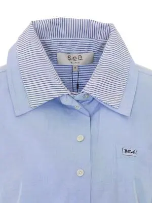 Sea Zayna Double-layer Pocket-detail Shirt