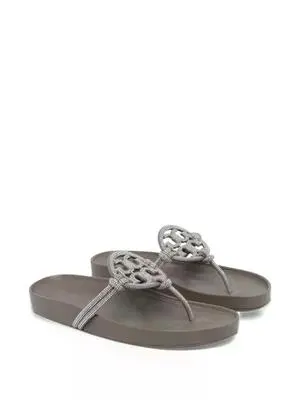 Tory Burch Miller Cloud Pavé Knotted Sandals
