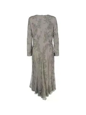 Polo Ralph Lauren Floral-embroidered Maxi Dress