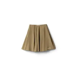 Miu Miu Waxed Canvas Skirt - Chalk