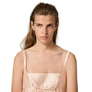 Miu Miu Embroidered Silk And Wool Dress