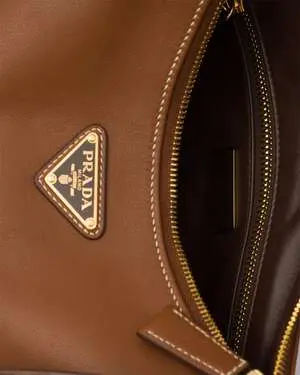 Prada Aimée Medium Leather Shoulder Bag