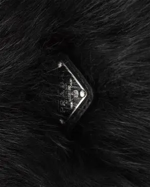 Prada Shearling Smartphone Pouch