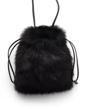 Prada Shearling Smartphone Pouch