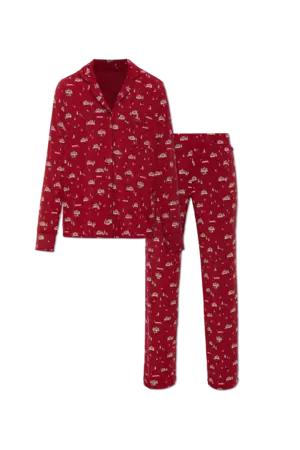 SKIMS Two-piece Pajama Set - Red