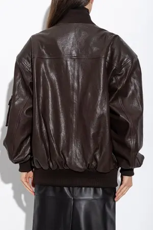 THE MANNEI Bomber’ Leather Jacket