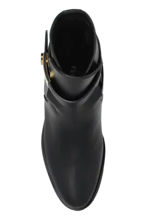 FERRAGAMO Leather Ankle Boots ‘zanira