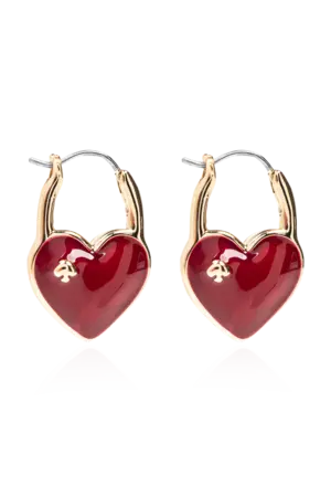 Kate Spade New York Heart Earrings - Red