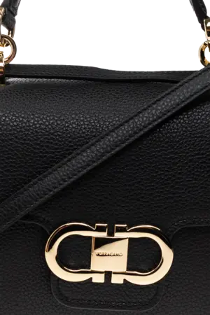 FERRAGAMO Leather Handbag ‘double