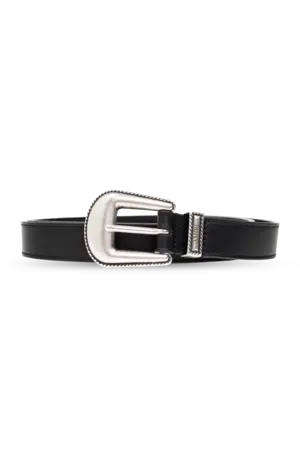 Amiri Leather Belt - Black