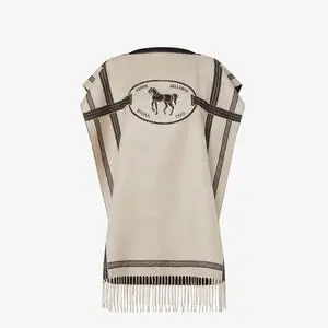 Fendi Selleria Poncho - Grey