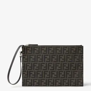 Fendi Ff Jacquard Flat Pouch