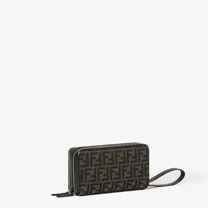 Fendi Standing Clutch - Brown