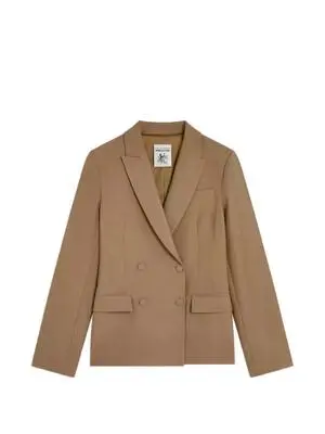 SEMICOUTURE Alicia Double-breasted Blazer - Brown