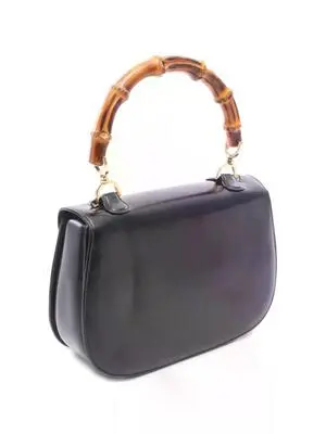 Gucci 20th Century Calfskin Bamboo Night Satchel