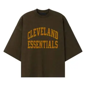 Fear Of God Browns Merch Tee 'wood Heather - Grey