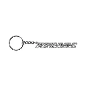 Supreme Studded Keychain - Silver