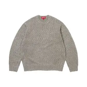 Supreme Bouclé Small Box Sweater - Grey