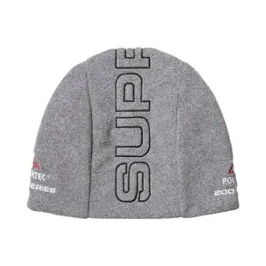 Supreme Polartec Beanie - Grey