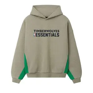 Fear Of God Timberwolves 90s Relaxed Hoodie 'seal Heather - Grey
