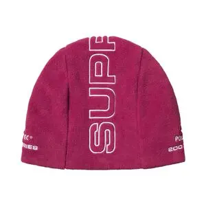 Supreme Polartec Beanie 'raspberry - Red