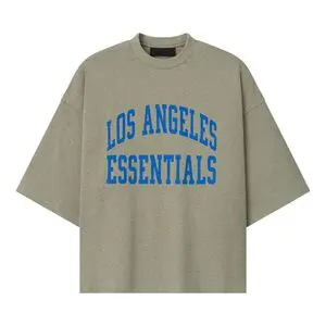 Fear Of God Chargers Merch Tee 'seal Heather - Cream