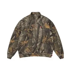 Supreme Small Box Half Zip Pullover 'realtree Hardwoods Camo - Green