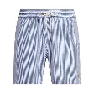 Polo Ralph Lauren Traveler Swim Trunk 'cruise Royal Seersucker - Blue