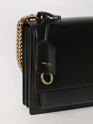 Saint Laurent Sunset Medium Leather Shoulder Bag With Monogram