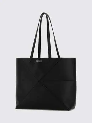 Loewe Puzzle Fold Medium Calfskin Leather Tote Bag With Double Handle