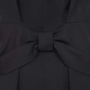 Simone Rocha Boxy Peplum Bow Detail Dress